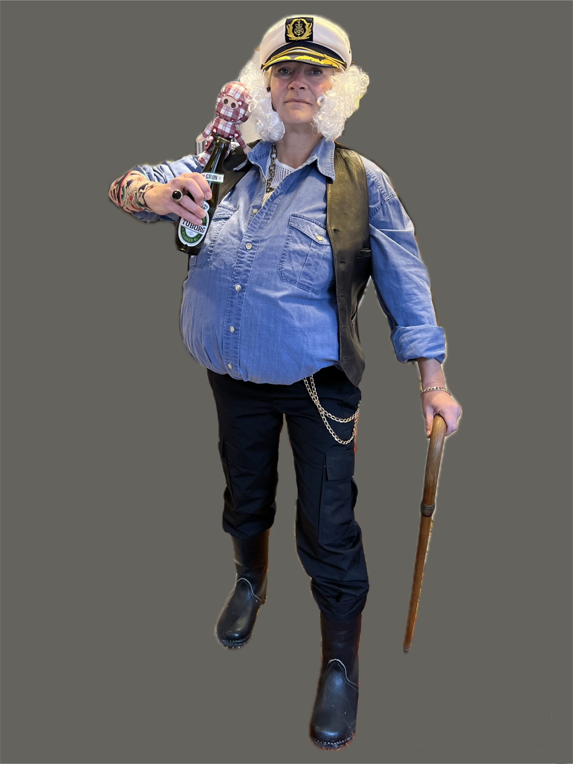 Humoristiske Onkel Stewart Kostumer til Voksne Fester